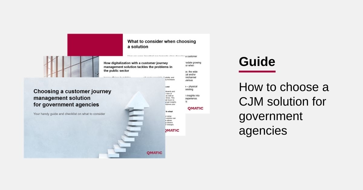 Guide: Choosing a customer journey management system for government ...